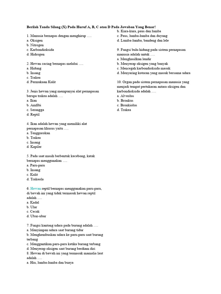 Latihan Ipa Kelas 5 | PDF