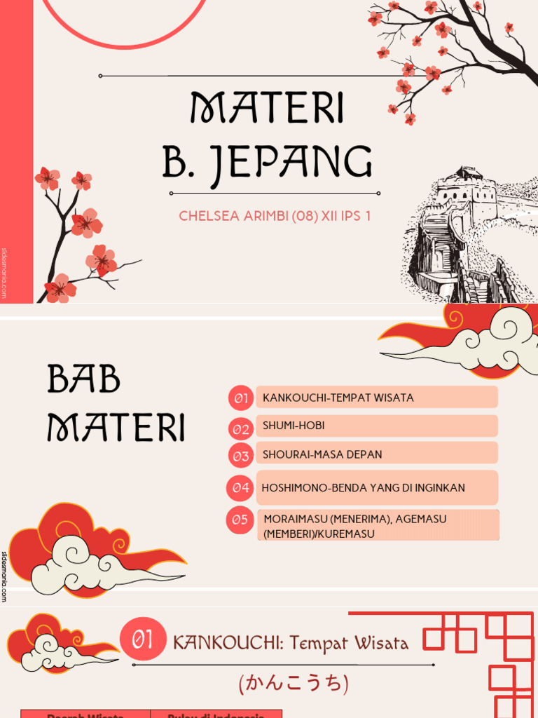 Chelseaarimbi-Ppt Bahasa Jepang Materi Kelas Xii | PDF