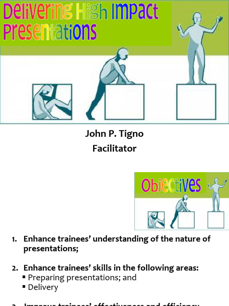 01 - Delivering High Impact Presentations | PDF | Microsoft Power Point ...