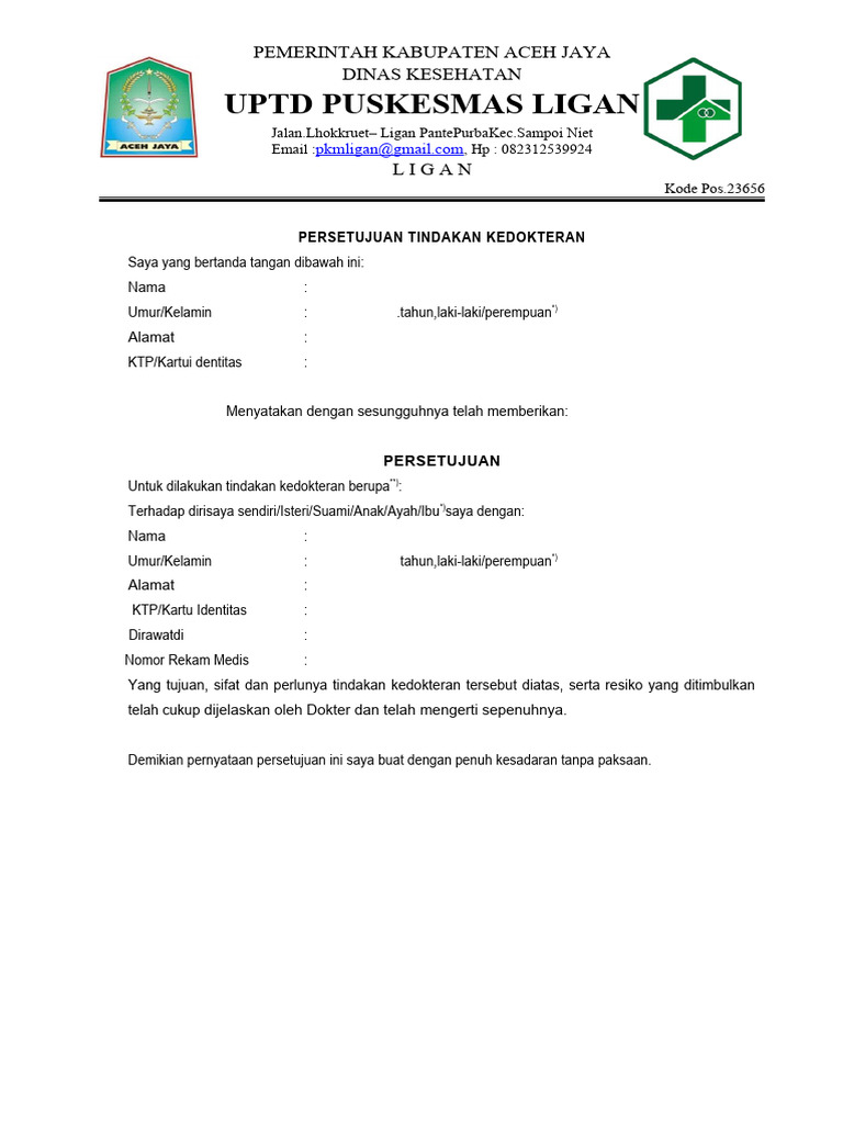 3216 Form Informed Consent | PDF