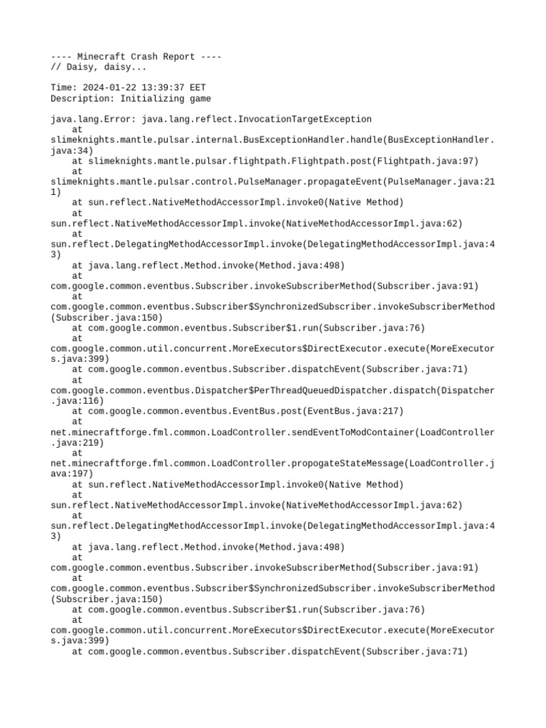 Minecraft 1.12.2 Crash Report Analysis | PDF | Java Virtual Machine | Programming Paradigms
