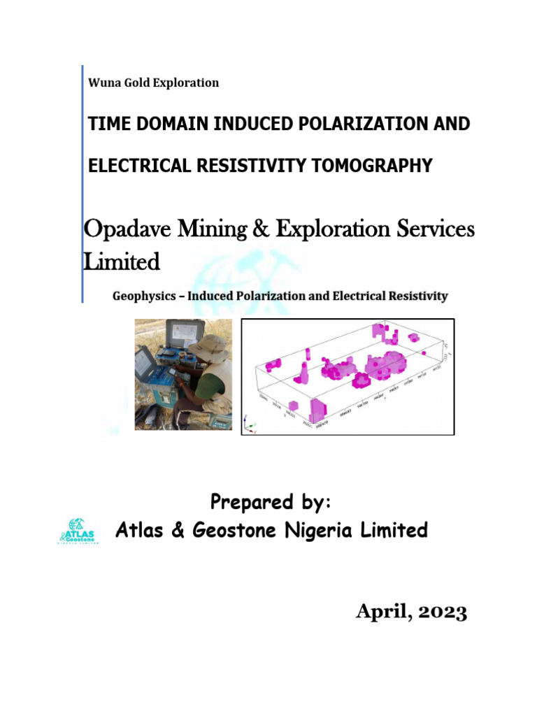 Opadave IP N ERT Report | PDF | Rock (Geology) | Voxel