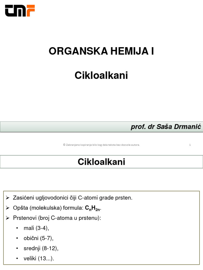 SD OH1 Cikloalkani | PDF