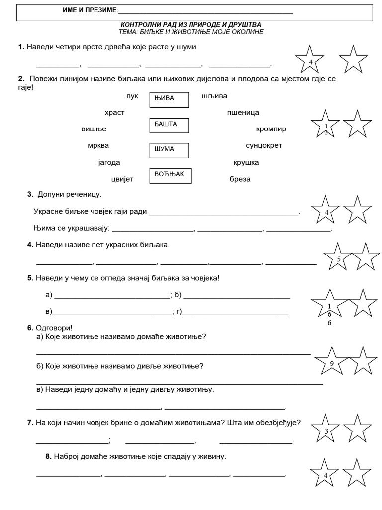 Moja Okolina Kontrolni | PDF