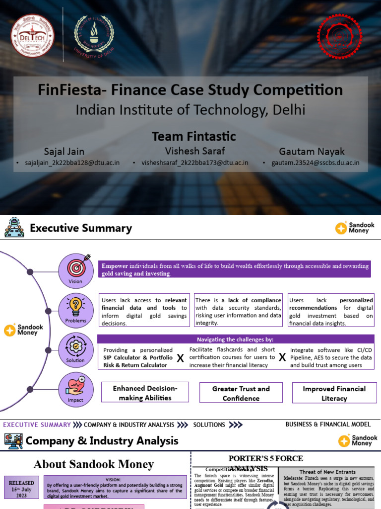 IITD Case | PDF | Risk | Investing