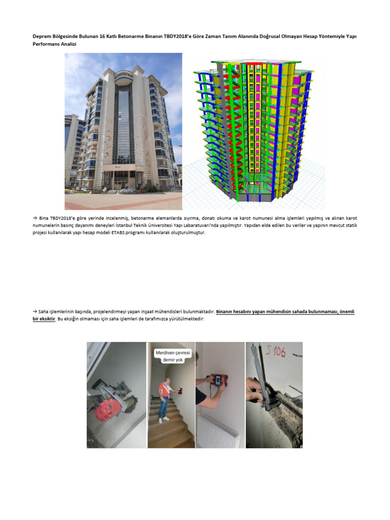 TBDY2018 Performans Analizi | PDF