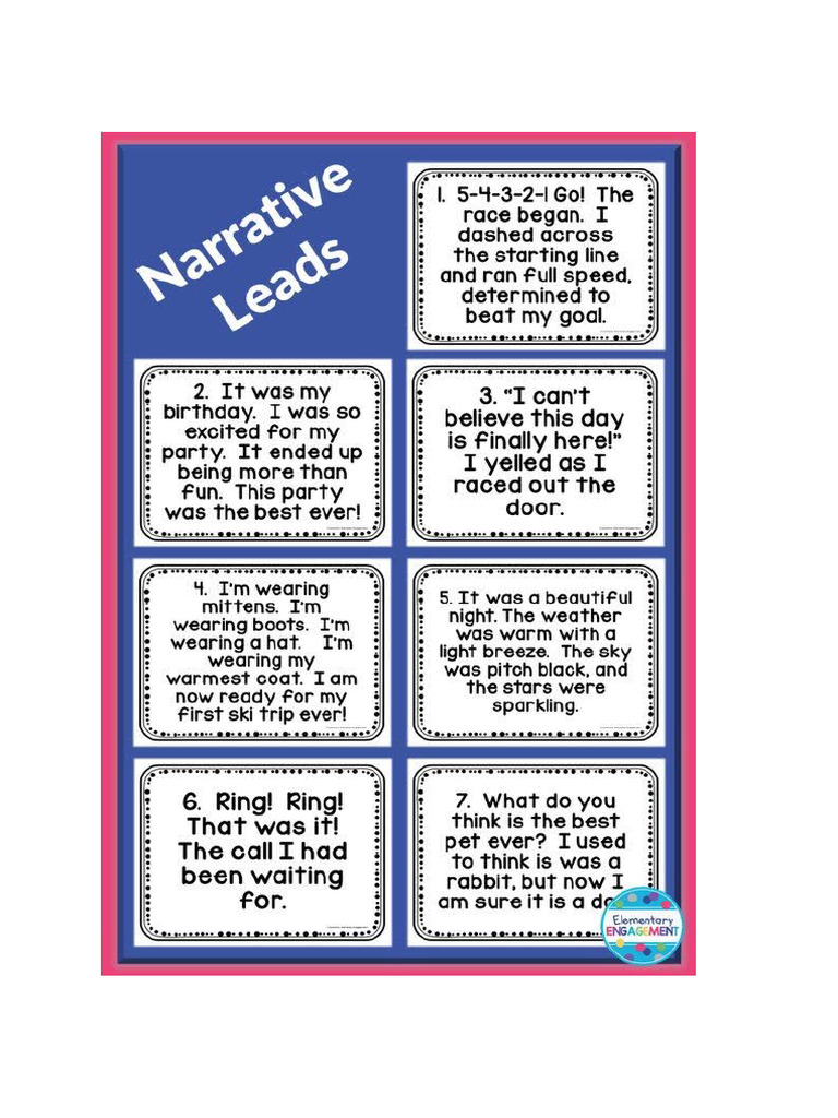 Narrative Leads | PDF