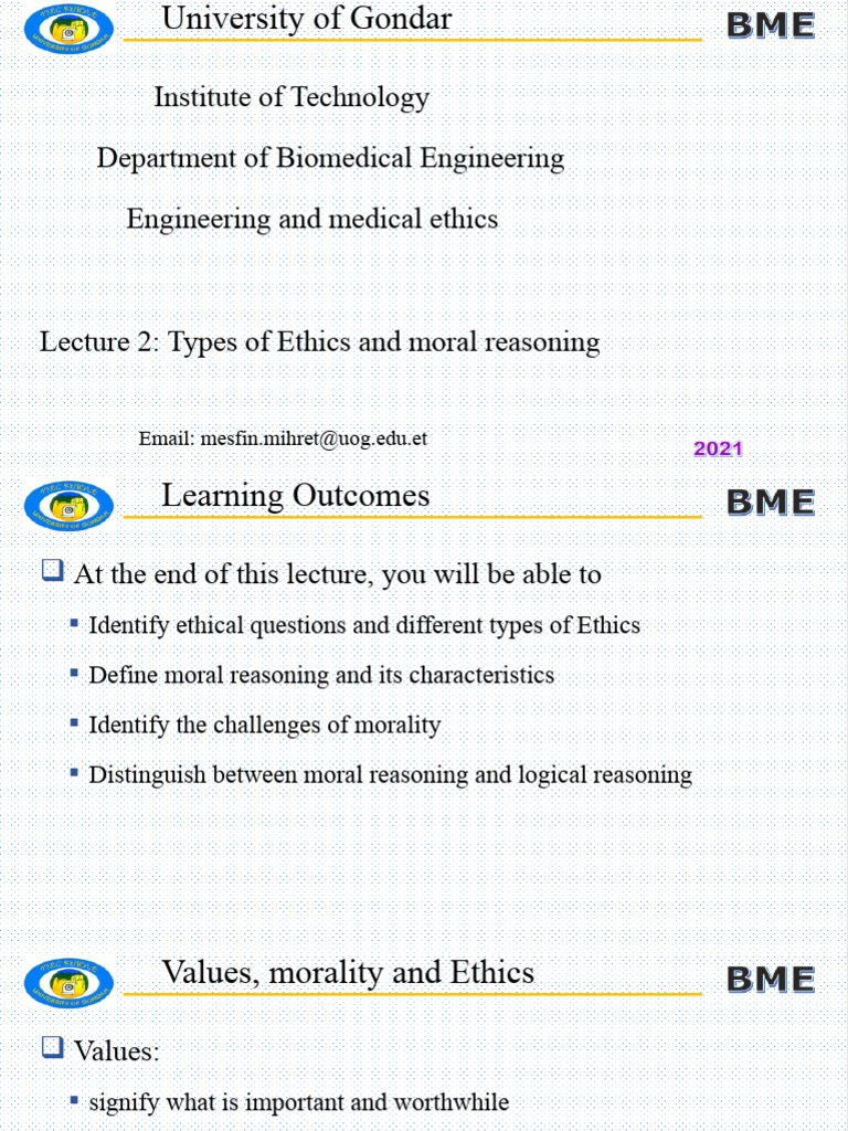 Lecture 2 Ethics types and moral reasoning (1) | PDF | Morality | Reason