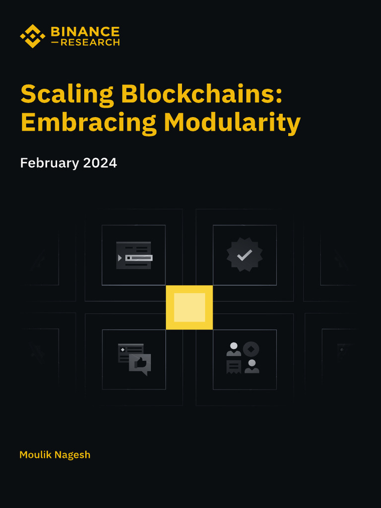 Scaling Blockchains Embracing Modularity Binance Research 1709219197 | PDF | Scalability | Computing