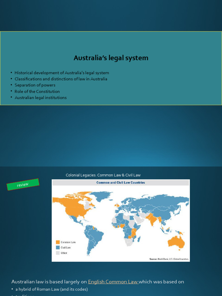 Legal History and Constitutional Powers | PDF | Australia ...