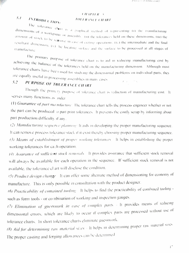 Tolerance Chart 2 | Download Free PDF | Engineering Tolerance | Metrology