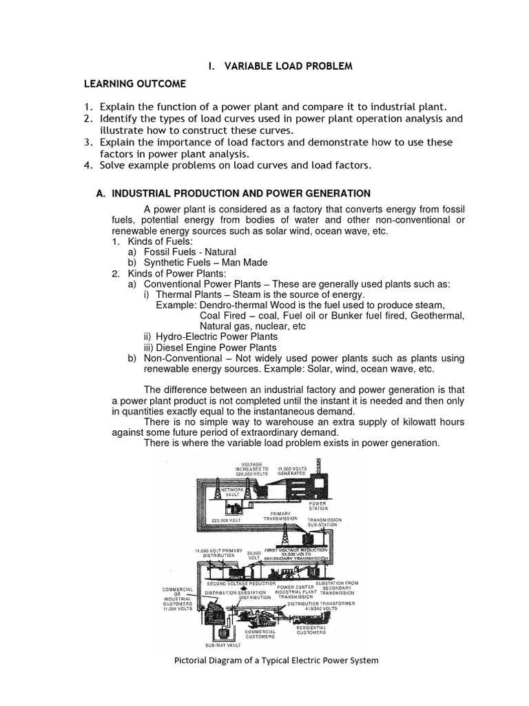 Industrial vs Non-Industrial Load Analysis | PDF | Power Station ...
