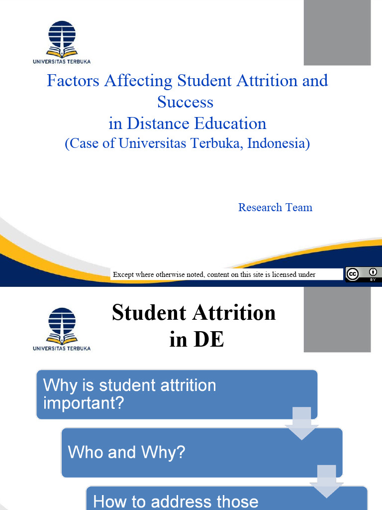 Factors Affecting Student Attrition Success de Dies UT 29 | PDF | Motivation | Motivational