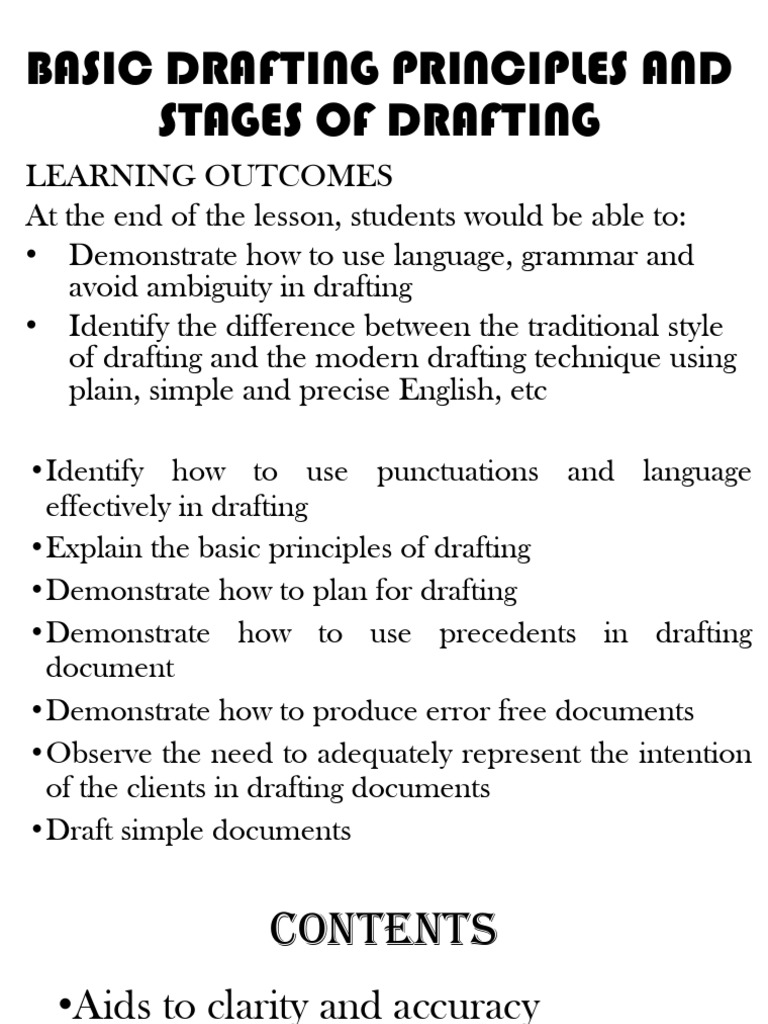 Legal Drafting | PDF | Word | Grammatical Number