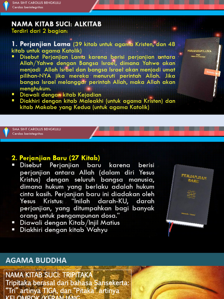 Isi Umum Kitab Suci Agama-Agama | PDF | Sejarah
