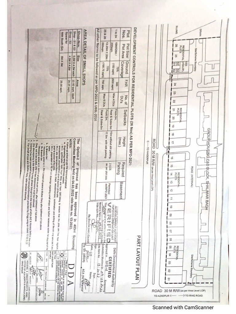 LOP BLOCK C and D, Shalimar Bagh | PDF