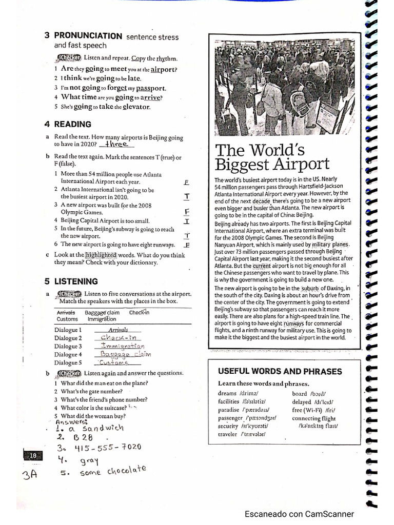 Workbook (Listening) 3A, 3B, 3C | PDF