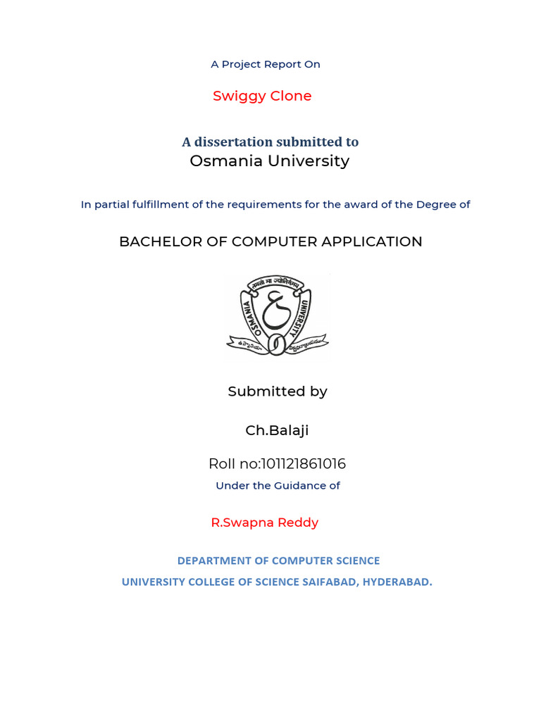 Project Documentation PDF | PDF | Computers