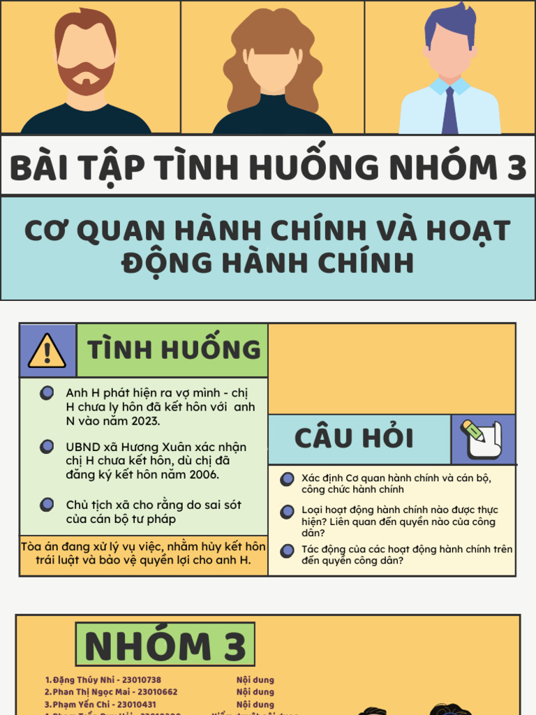 Nhóm 3 Bài Tập Tình Huống | PDF