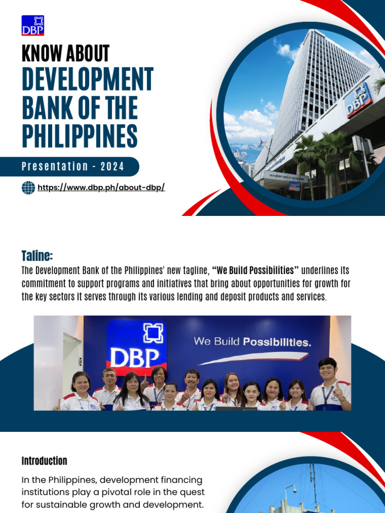 Development Bank of the Philippines Overview | PDF | Debit Card | Banks