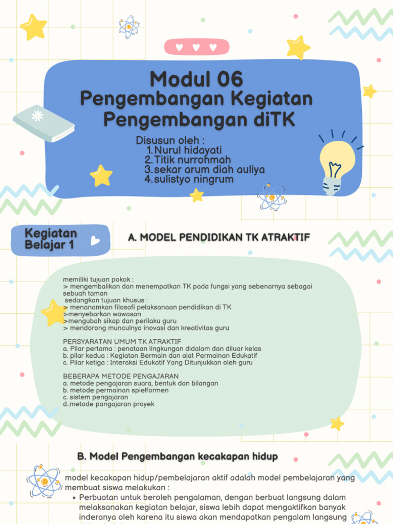 Kurikulum Modul 6 | PDF