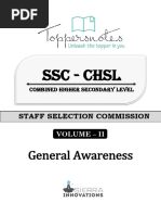Static GK SSC CGL 2025 Complete | PDF