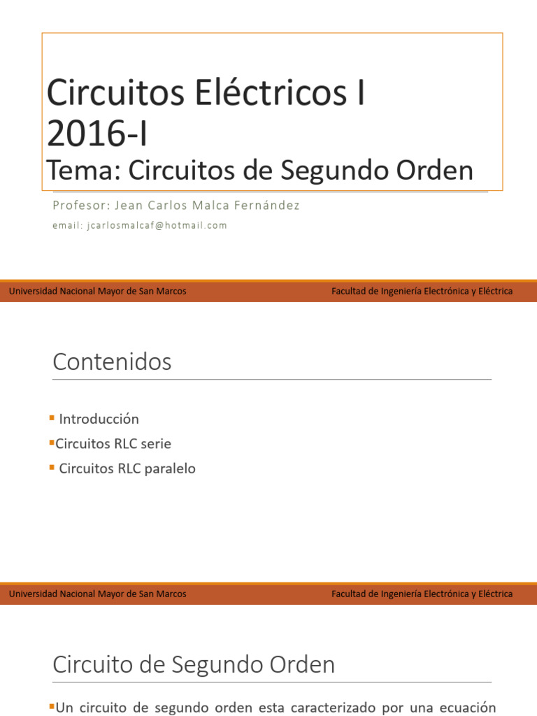 Clase VIII - Circuitos Eléctricos I | PDF | Red eléctrica | Electrónica