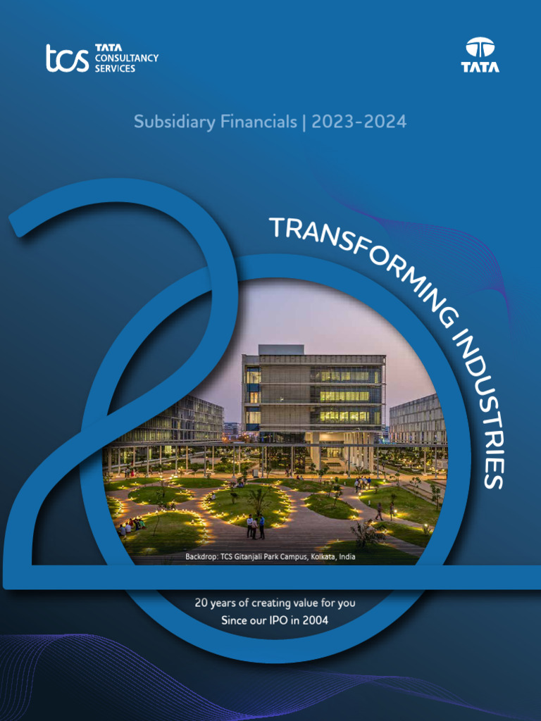 Tcs Subsidiary Financials 2023 24 | PDF | Internal Control | Financial ...