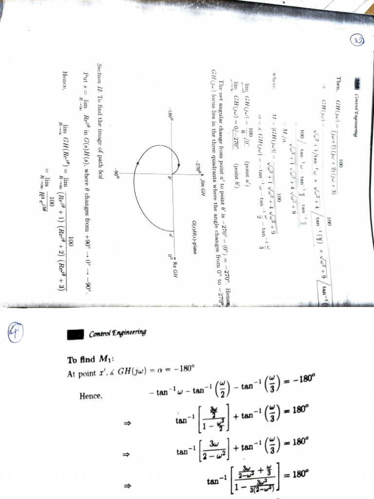Control Engg Bode Plot and Nyquist Plot (1) | PDF | Systems Science | Calculus