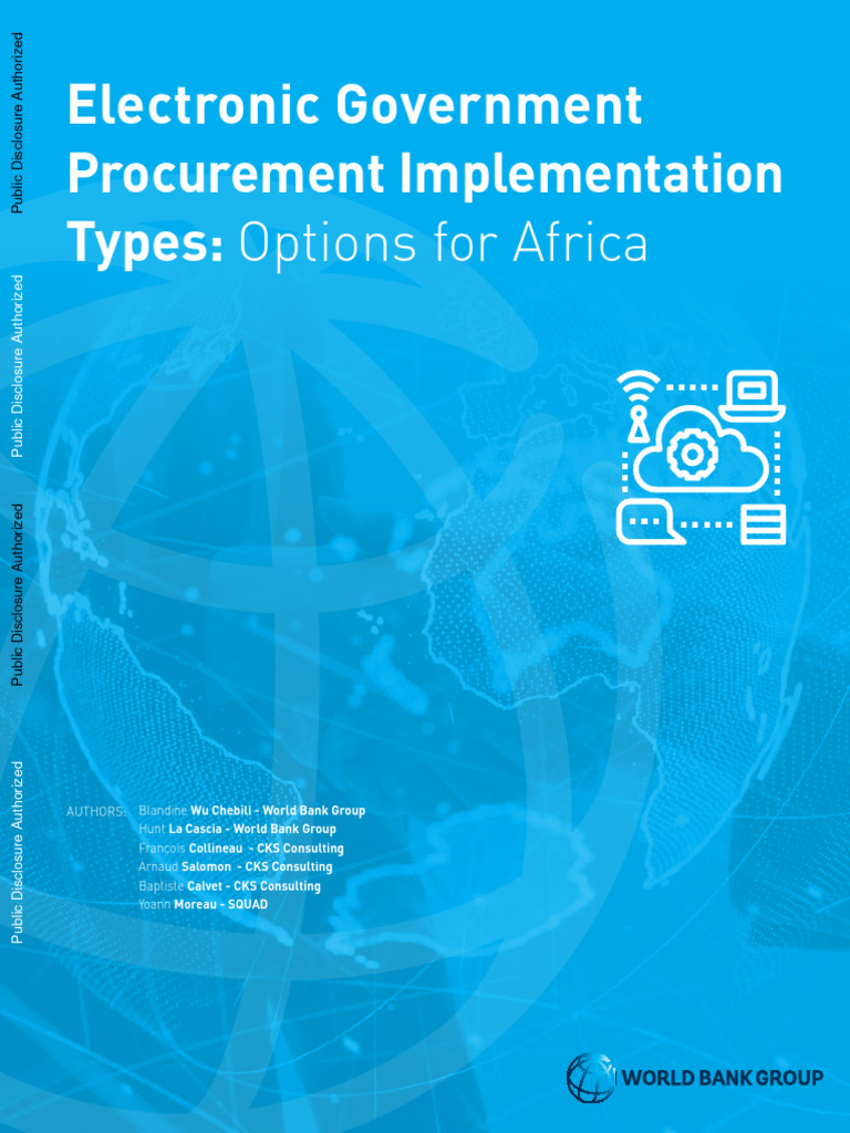 Electronic Government Procurement Implementation Types Options For ...