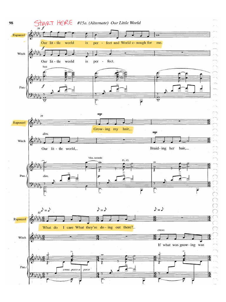 Our Little World - Rapunzel | PDF