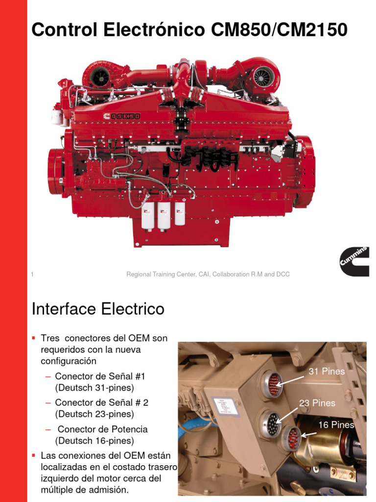 QSK50 MCRS Motor Sistema de Control CAI | PDF | Par termoeléctrico ...