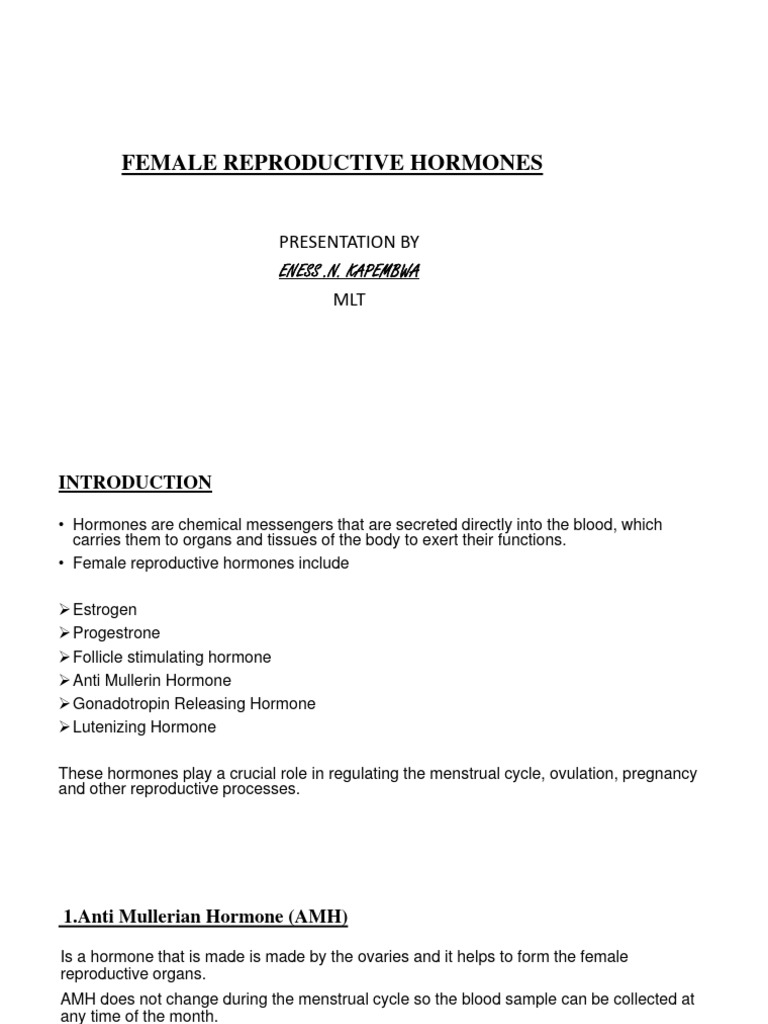 Understanding Female Reproductive Hormones | PDF | Menstrual Cycle | Ovary