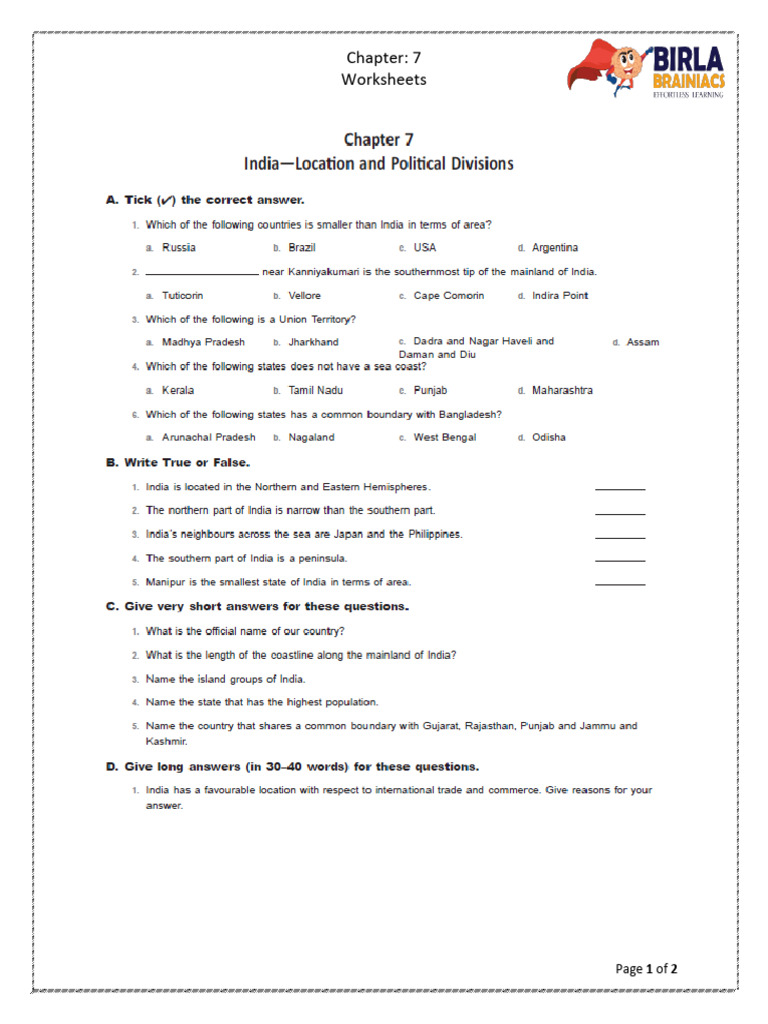 SST Worksheet | PDF