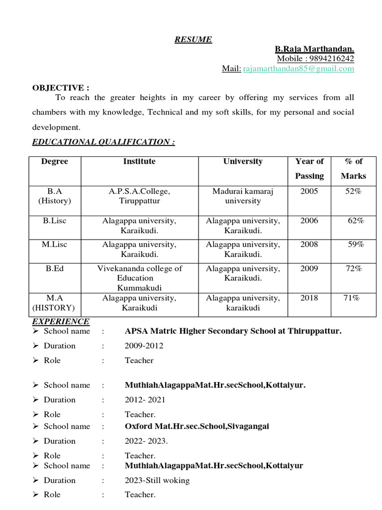 SRM Resume | PDF | Teachers | Behavior Modification