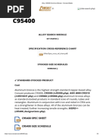 ASTM B148 Aluminum Bronze UNS C95400 | PDF | Aluminium | Bronze