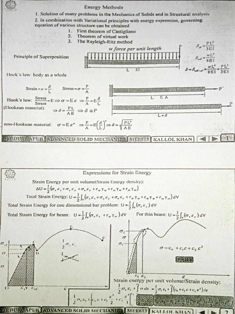 Energy Methods | PDF