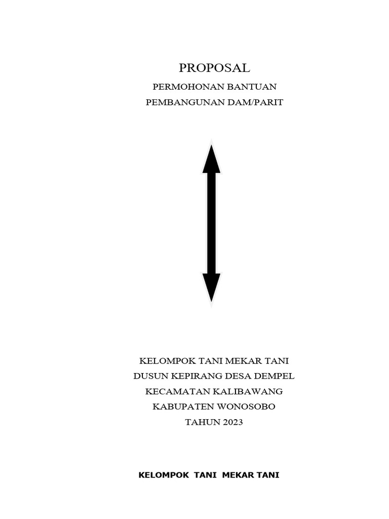 Proposal Mekar Tani | PDF