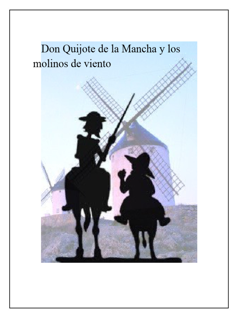 Don Quijote de La Mancha y Los Molinos de Viento (Autoguardado) | PDF