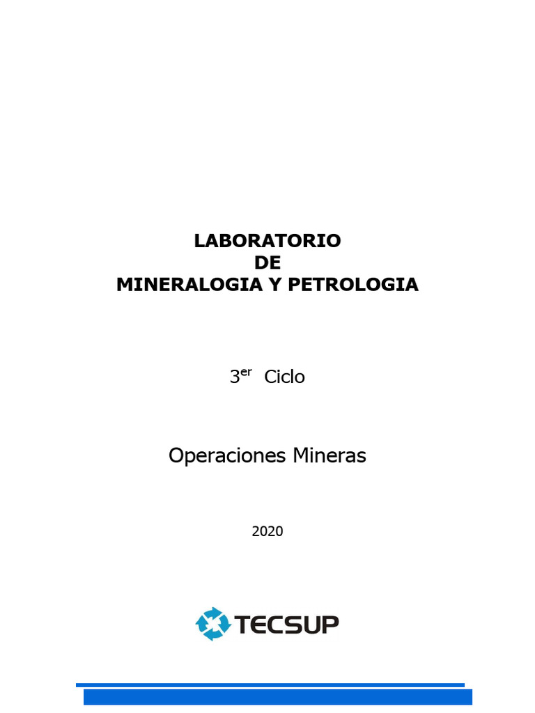 LAB_05 Guía de Laboratorio Mineralogía_LAB05 | PDF | Minerales | Color