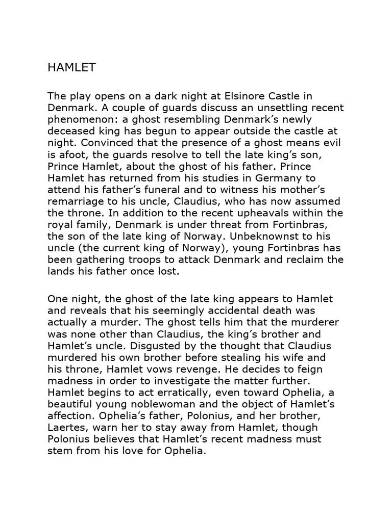 HAMLET | PDF | Hamlet