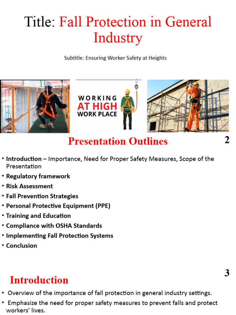 Fall Protection Safety Strategies Guide | PDF | Occupational Safety And ...