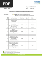 HT YARD LAYOUT - As Per Given Dimensions | PDF