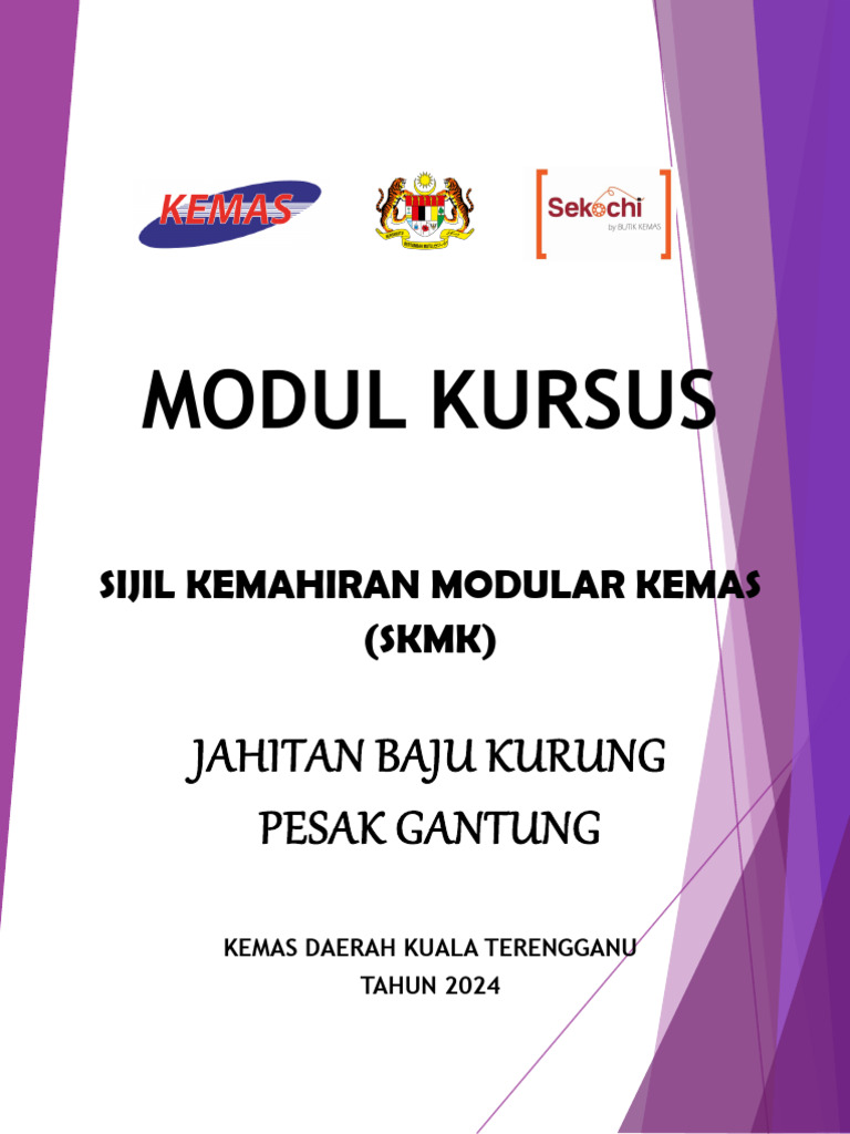 Modul SKMK Baju Kurung Pesak Gantung 2024 | PDF