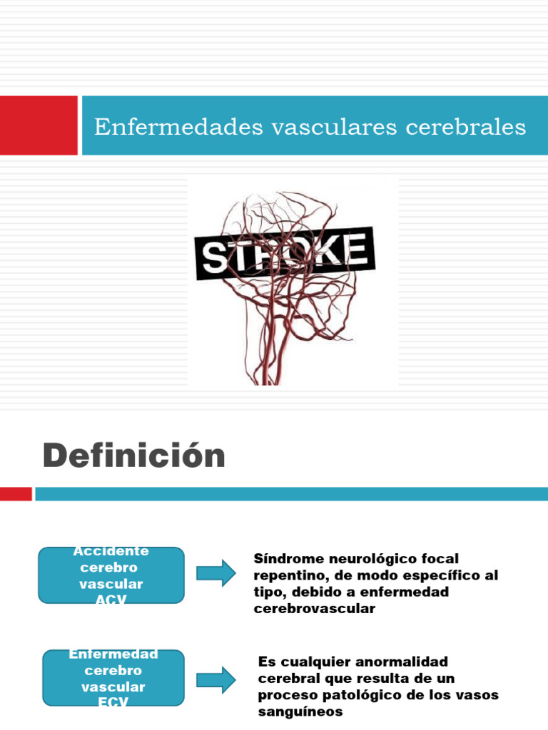 Enfermedades Vasculares Cerebrales 2 | PDF | Trombosis | Carrera