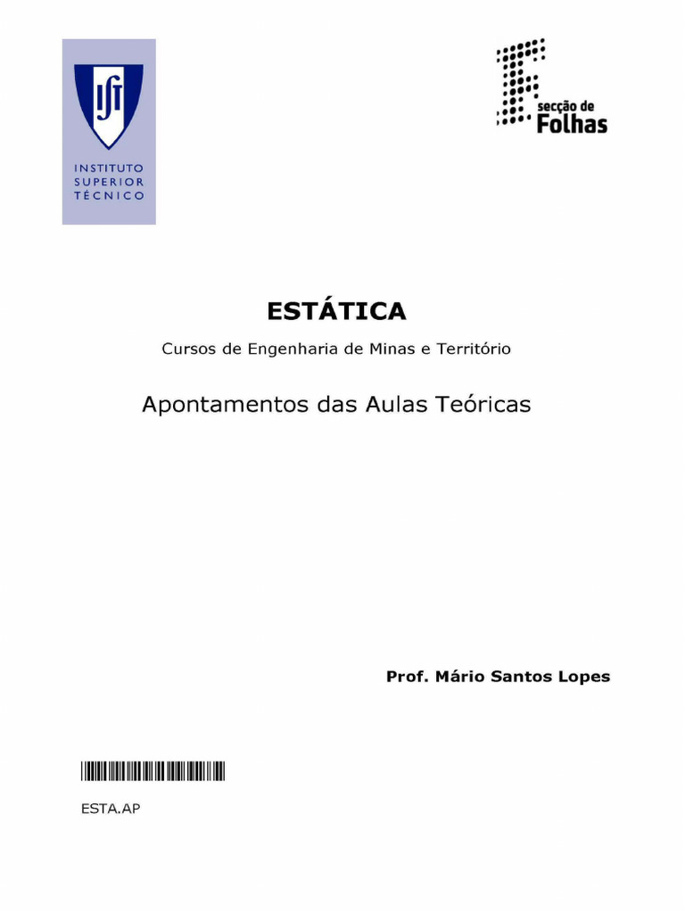 Estatica Teoria | PDF