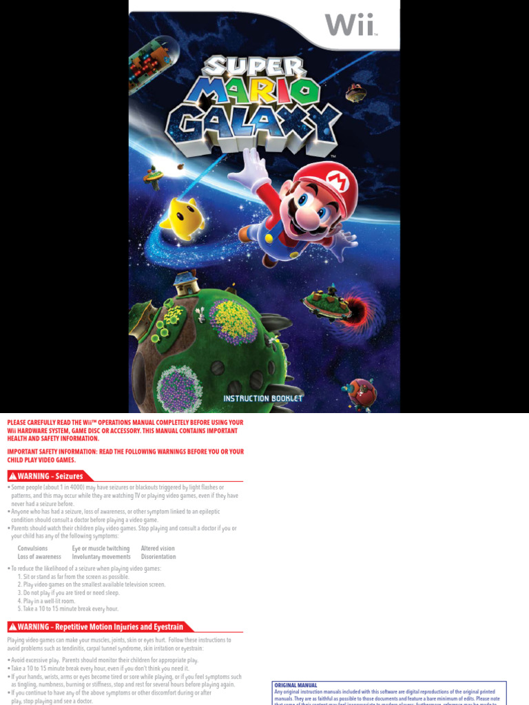 Super Mario Galaxy | PDF | Wii | Mario