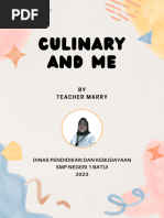 Modul Ajar Kelas 7. 2. Culinary and Me | PDF | Foods | Cuisine
