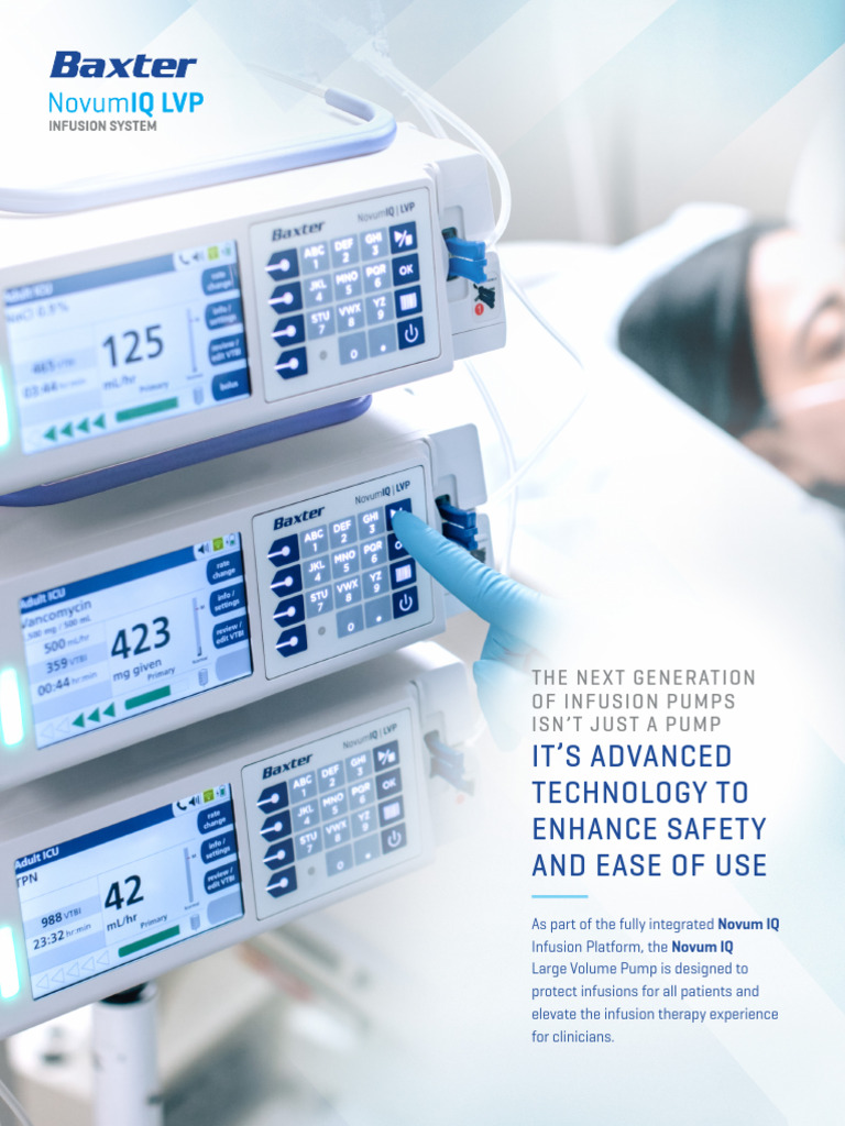 Novum IQ Large Volume Pump Overview | PDF | Intravenous Therapy ...