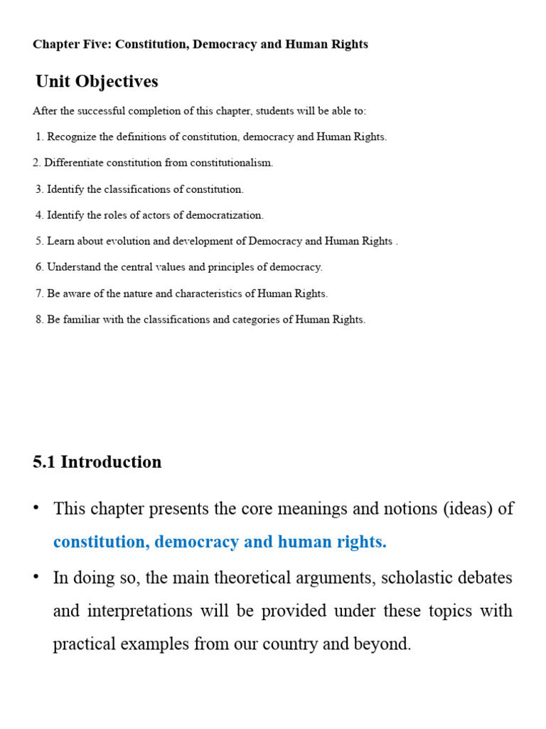 Civic Chapter 5 | PDF | Constitution | Democracy